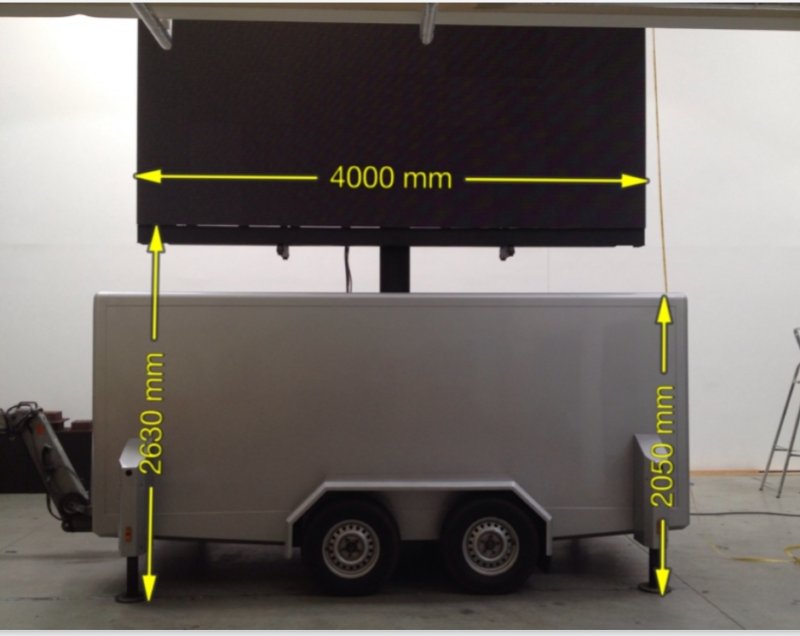Trailer Screen Hire | Outside Daytime Screen Hire | Mobile LED Screen Hire