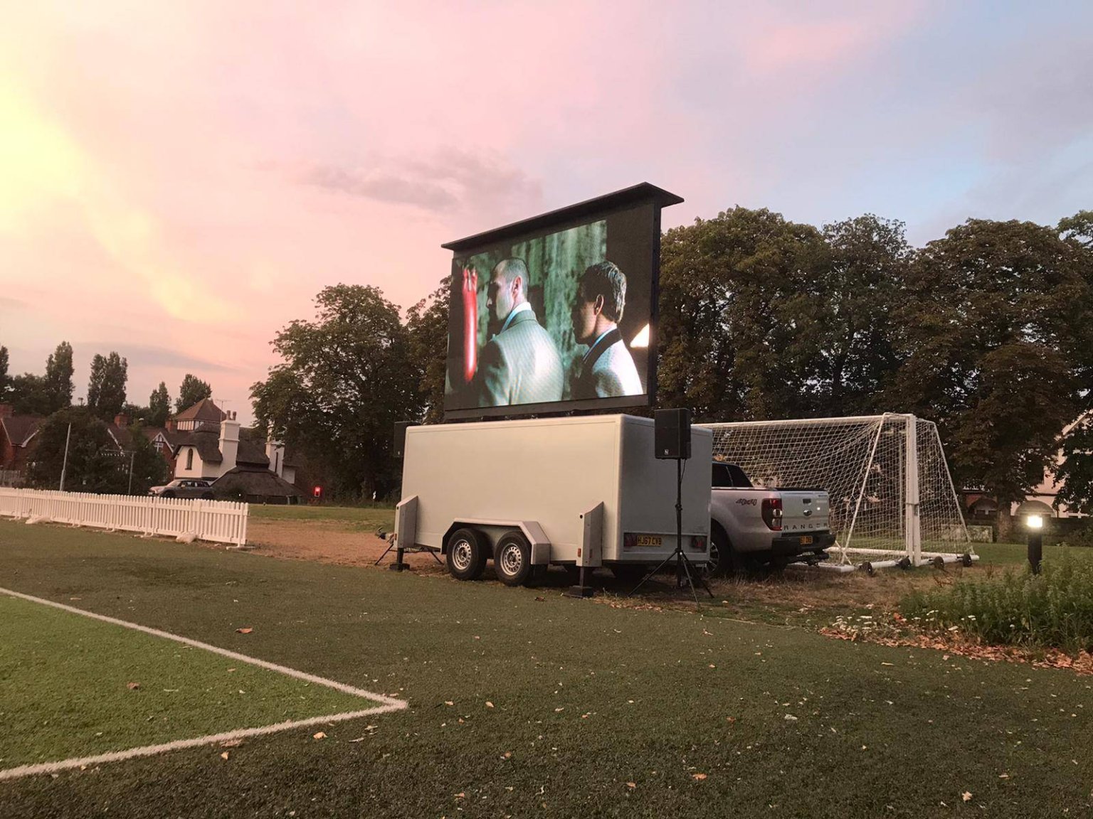 London Outdoor cinema - Proscreens Screen Hire